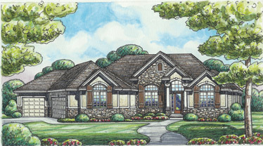 Ranch Style, Ranch floorplans, custom ranch plan, ranch floor plans